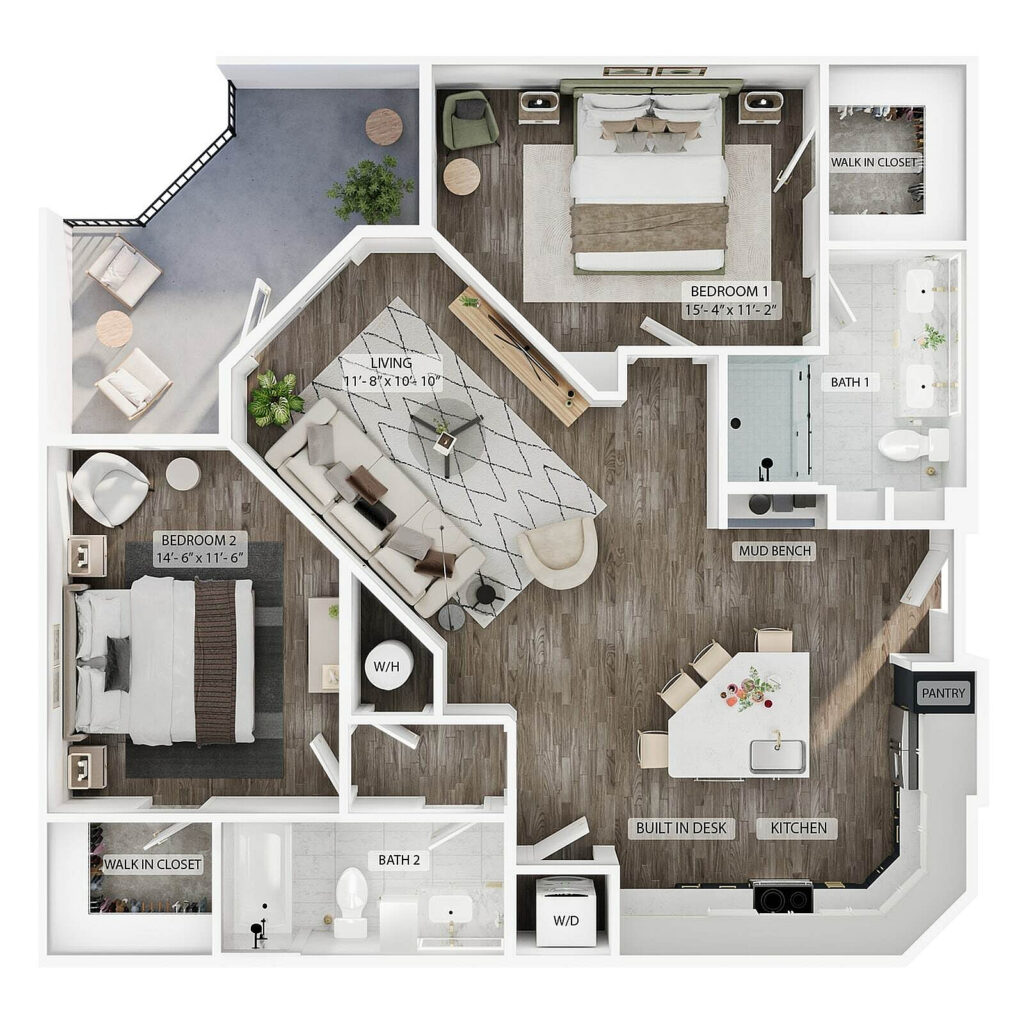 2BR/2BA - B5 - The Mercury